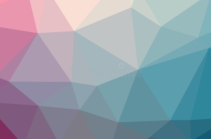 Illustration of Blue Abstract Polygon Beautiful Multicolor Background ...