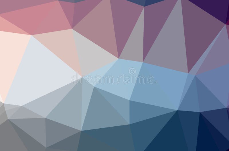 Illustration of Blue Abstract Polygon Beautiful Multicolor Background. Stock Illustration ...