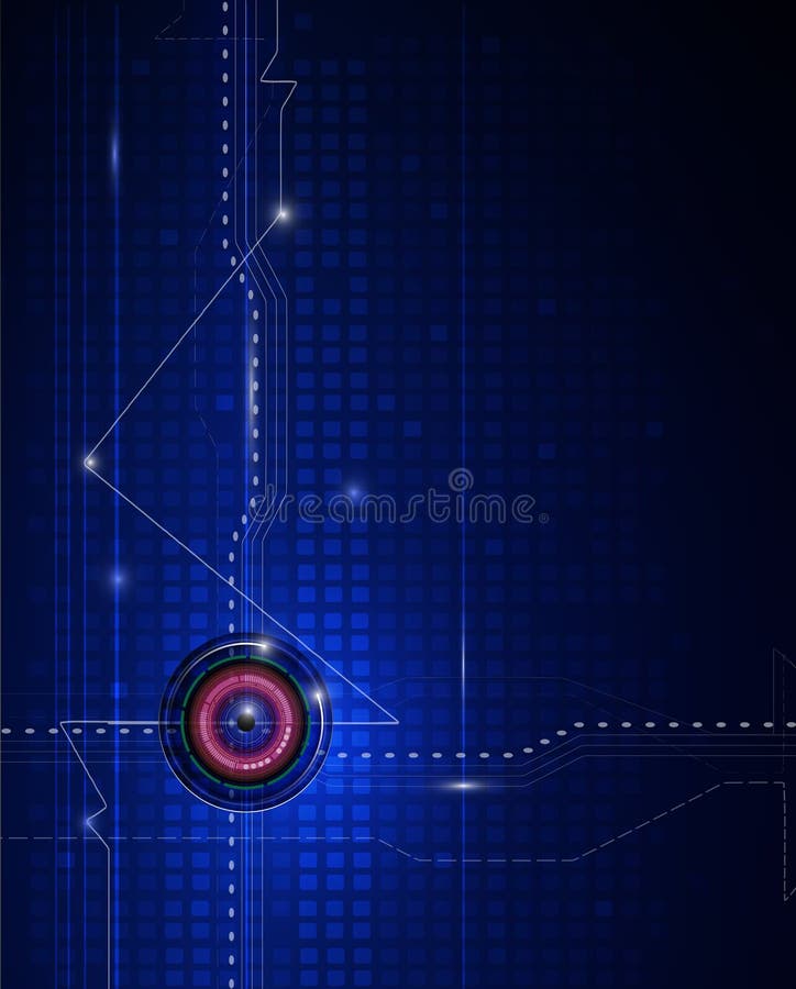 Blue Abstract Technology Circuit Background Stock Illustration ... Blue Abstract Technology Circuit Background Stock Illustration ...