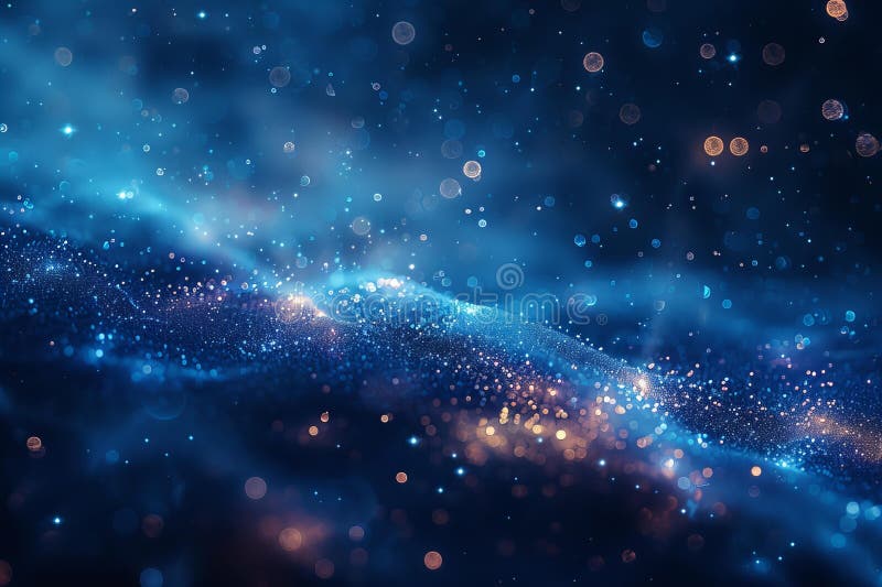 Illustration of Blue Background, Dark Space, Dark Blue Light, High ...