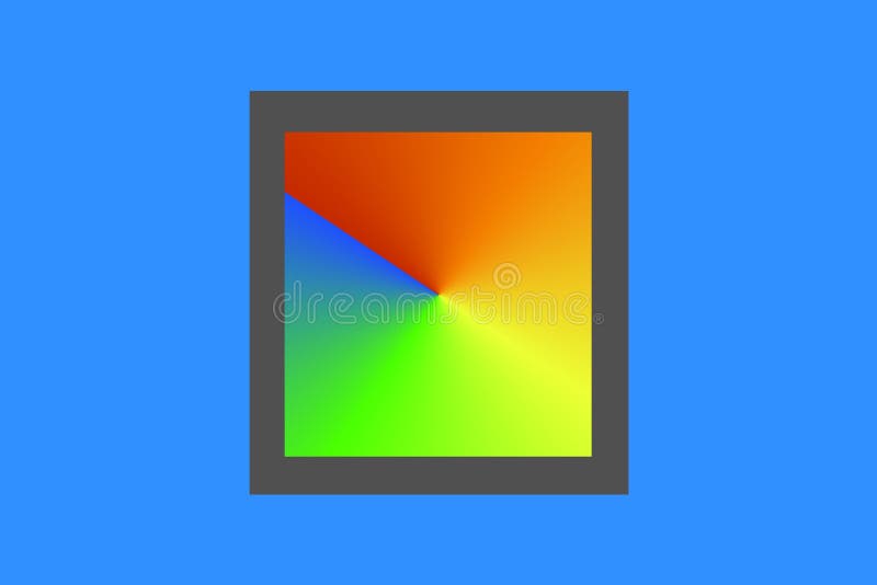 Illustration of a Blue Background with a Square Frame in Various Stock ...