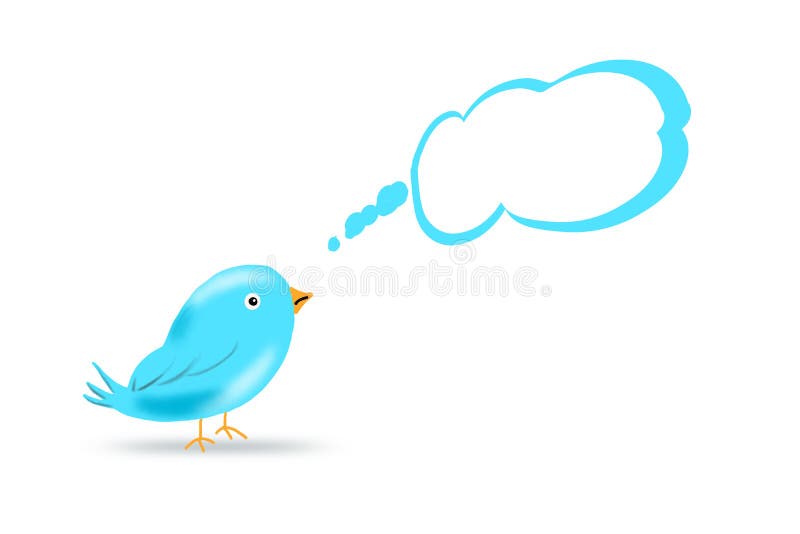 Bird Blue Singing Talking Stock Illustrations – 122 Bird Blue Singing ...