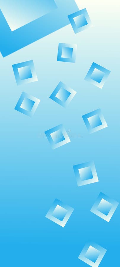 Illustration Blue Box Wallpaper Smartphone Stock Illustration ...