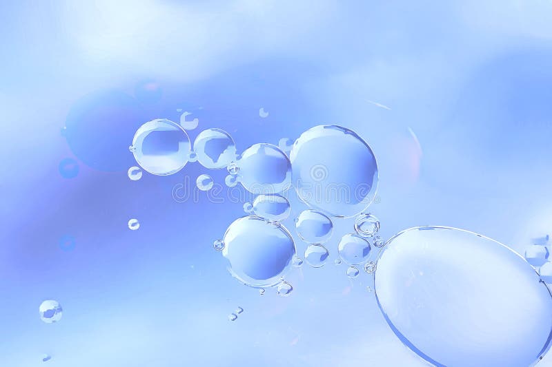 Illustration Blue Bubbles Background Stock Illustration - Illustration ...