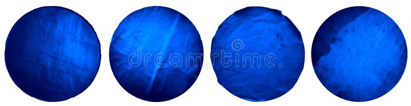 Illustration of Blue Colored Circle Banner Stickers. Generative AI ...