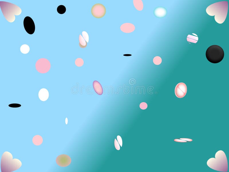 Illustration of a Blue Gradient Background Pattern with an Abstract ...