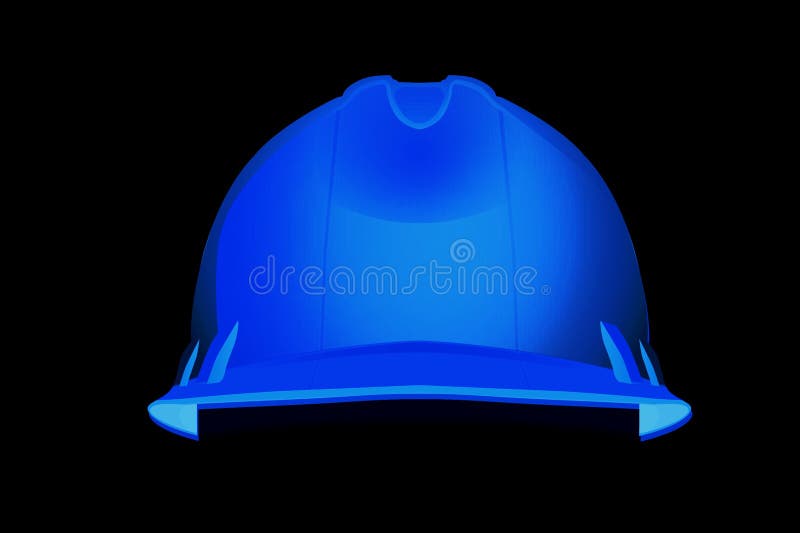 Blue helmet stock illustration. Illustration of person - 137565455