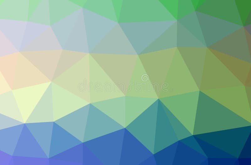 Illustration of Blue Polygonal Nice Multicolor Background. Stock ...
