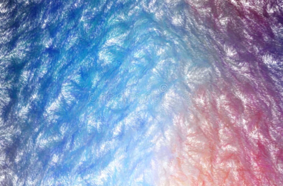 Illustration of Blue and Red Wax Crayon with Low Coverage Horizontal ...