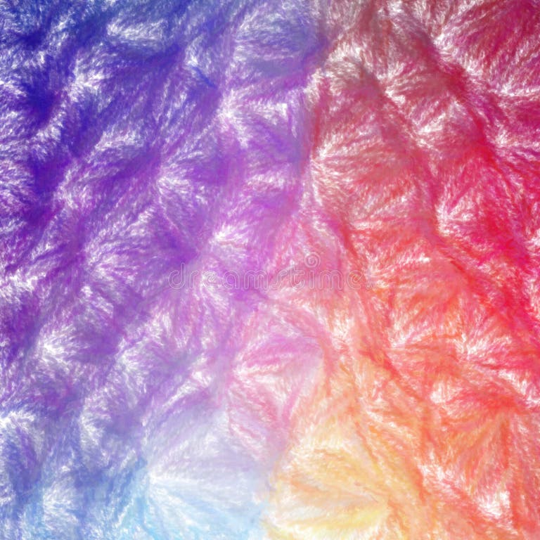 Illustration of Blue and Red Wax Crayon with Low Coverage Square ...