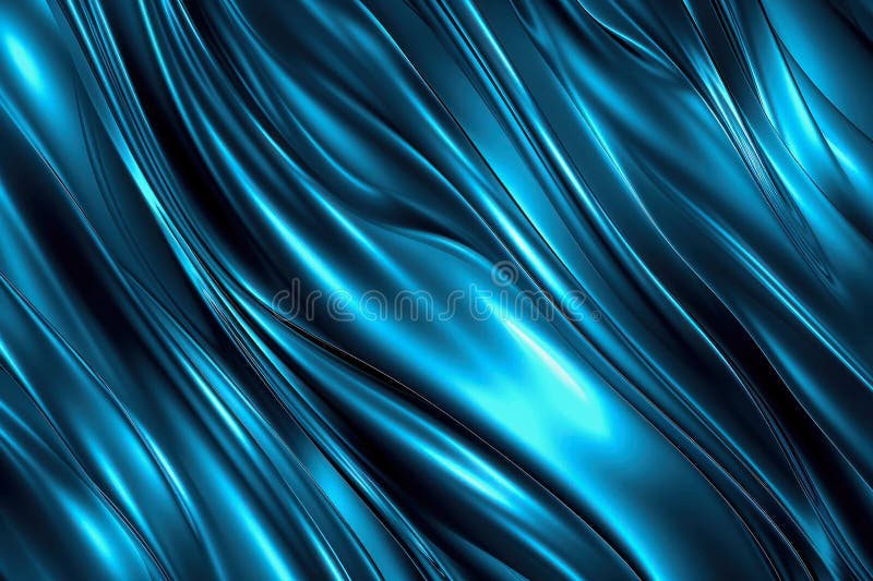 Illustration of a Blue Shiny Metallic Background Stock Photo - Image of ...