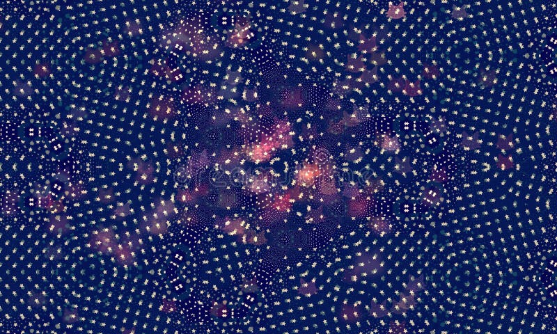 Illustration of Blue Texture with Star-shaped Patterns Stock ...