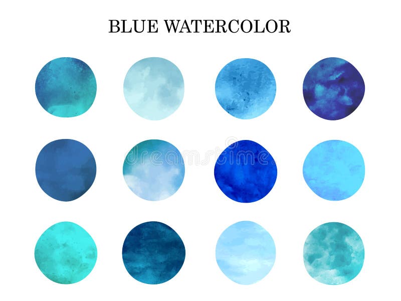 Blue watercolor1 stock vector. Illustration of grunge - 153856590