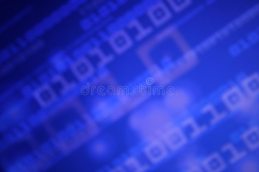 Illustration of Blurry Cool Looking Code Numbers - Copy Space Stock ...