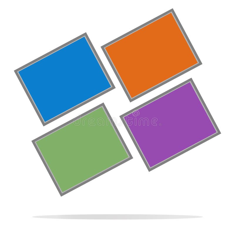 Illustration Board and Branding Presentation. Creative Theme Template ...