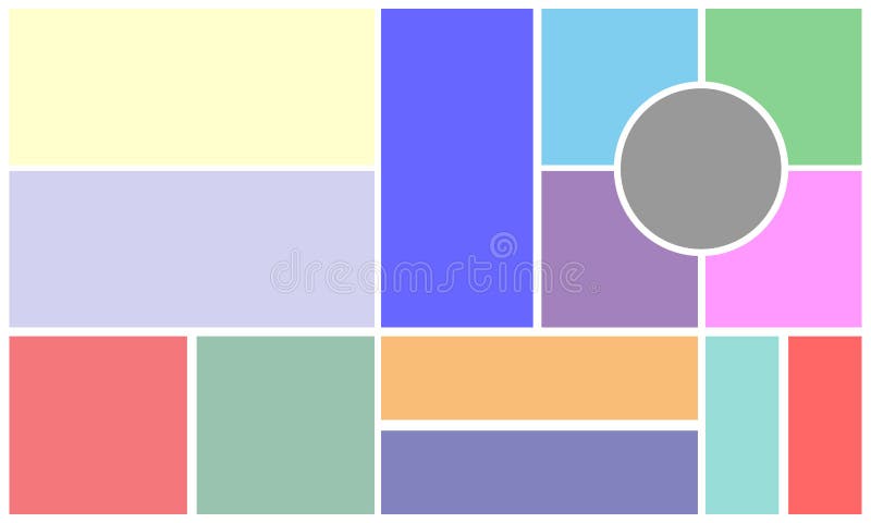 Illustration Board and Branding Presentation. Creative Theme Template ...