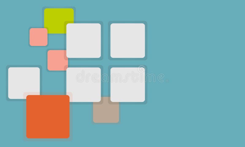 Illustration Board and Branding Presentation. Creative Theme Template ...