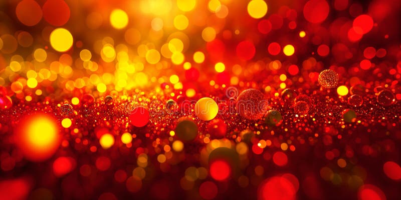 Blurred Red Bokeh Background Stock Illustration - Illustration of lens ...