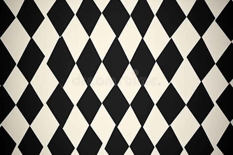 Illustration of a Bold Geometric Harlequin Pattern Featuring ...
