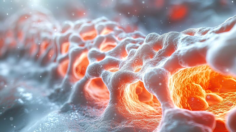 Illustration of Bone Formation Process with Osteoblasts and Osteoclasts ...