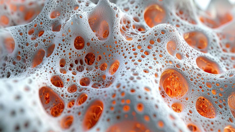 Illustration of Bone Formation Process with Osteoblasts and Osteoclasts ...