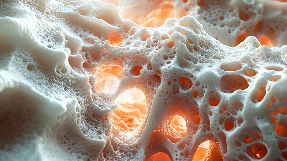 Illustration of Bone Formation Process with Osteoblasts and Osteoclasts ...