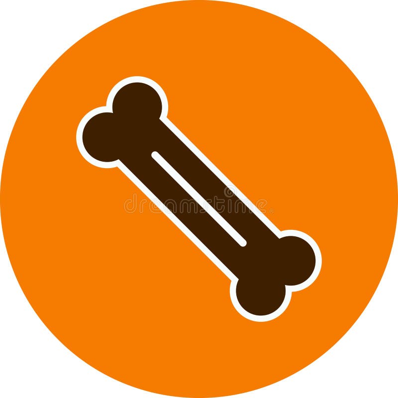 Illustration Bone Icon for Personal and Commercial Use. Stock ...