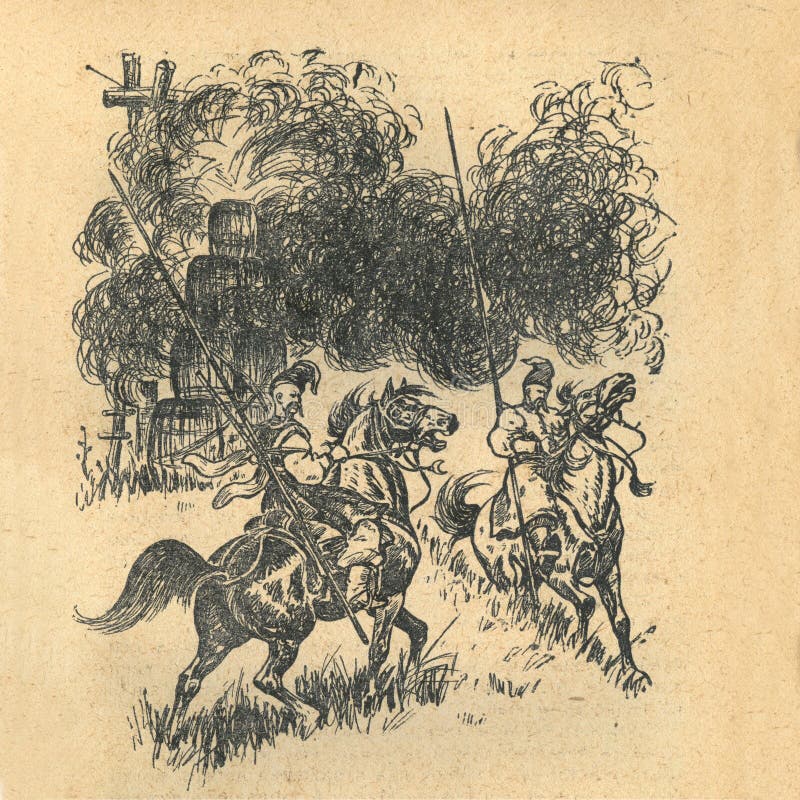 Illustration from the Book Bohdan Khmelnytskyi, M. Starytskyi Stock ...