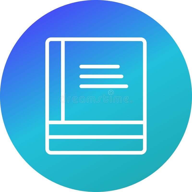 Illustration Books Icon for Personal and Commercial Use. Stock ...