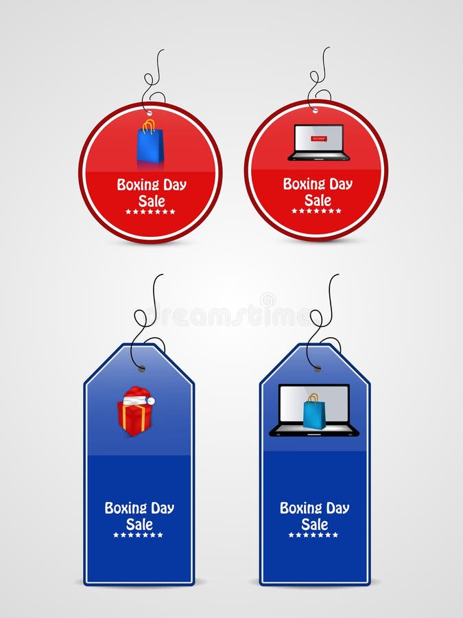 Illustration of Boxing Day Background Stock Vector - Illustration of ...