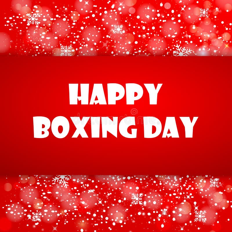 Illustration of Boxing Day Background Stock Vector - Illustration of ...