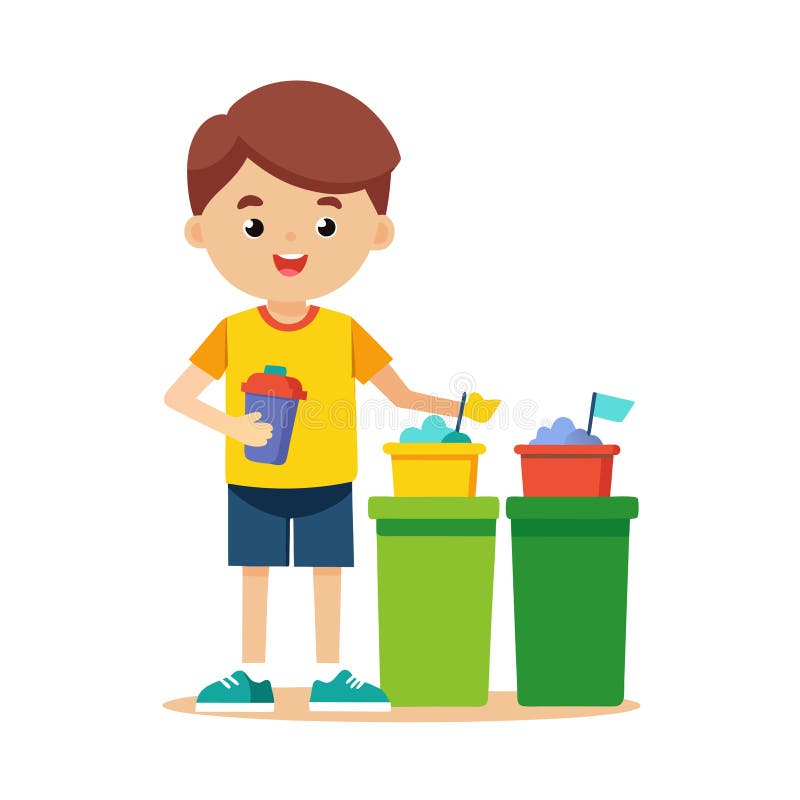 Segregating Waste Stock Illustrations – 140 Segregating Waste Stock ...