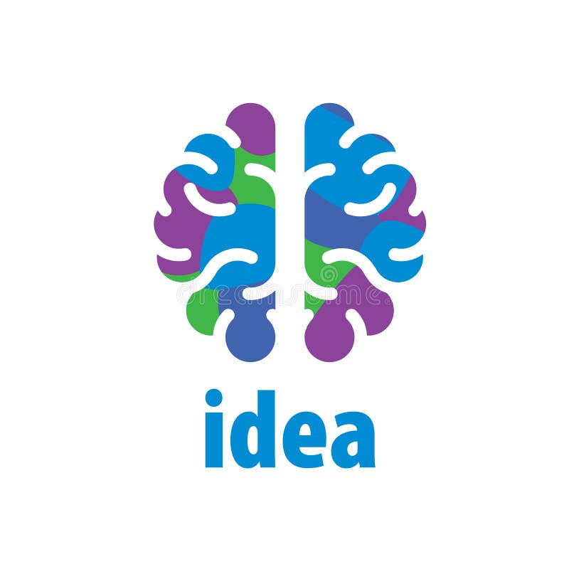 Vector brain logo stock vector. Illustration of digital - 126240690