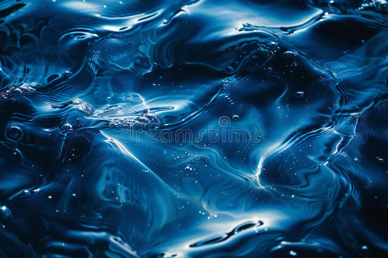 Breathtaking Depicting a Closeup of the Surface Texture Under Water ...