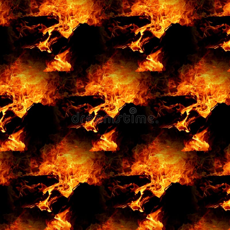 Illustration Bright Background of a Fiery Flame of Fire Stock ...