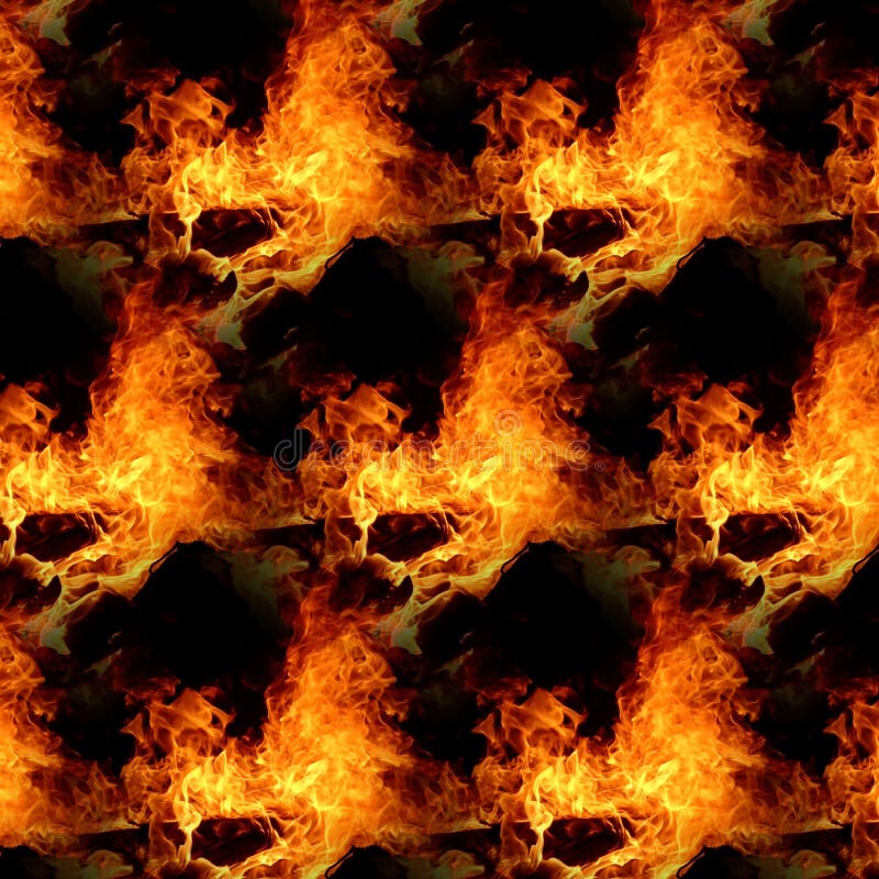 Illustration Bright Background of a Fiery Flame of Fire Stock ...