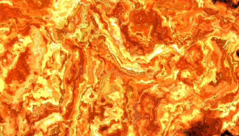 Illustration of a Bright Fiery Flame Stock Illustration - Illustration ...