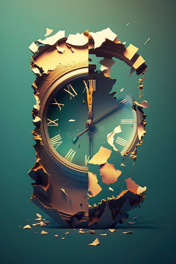 Old Broken Clock Stock Illustrations – 625 Old Broken Clock Stock ...