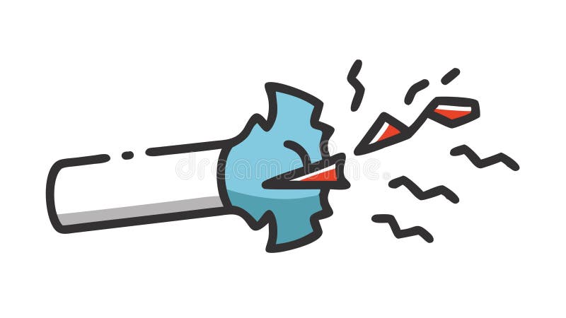 Broken Pipe, Damaged Infrastructure and Leakage, Vector Design ...