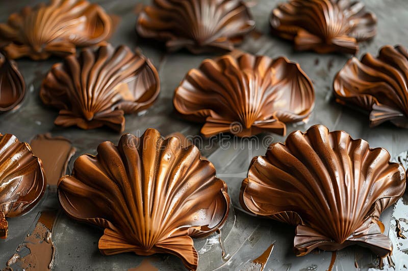 Brown Shells Made of Clay and Plastic, High Quality, High Resolution ...