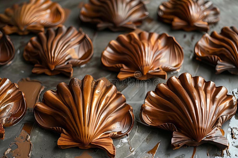 Brown Shells Made of Clay and Plastic, High Quality, High Resolution ...