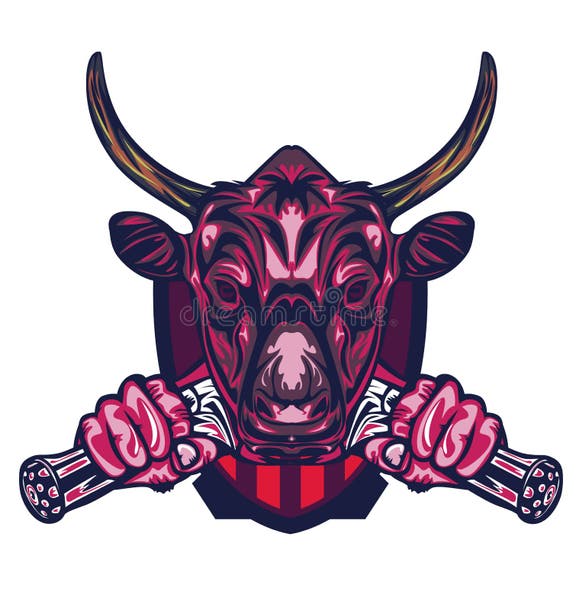 Illustration of Buffalo Badge Stock Illustration - Illustration of head ...