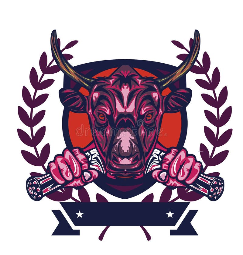 Illustration Design of Buffalo Badge Stock Vector - Illustration of ...