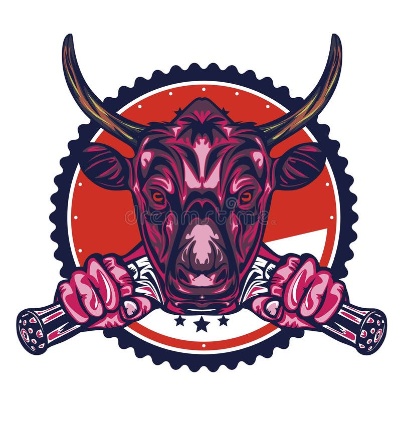 Illustration of Buffalo Badge Stock Illustration - Illustration of ...