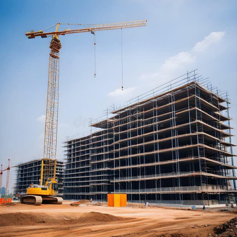 Construction Site Engineering, Industrial Development, and Buildings ...