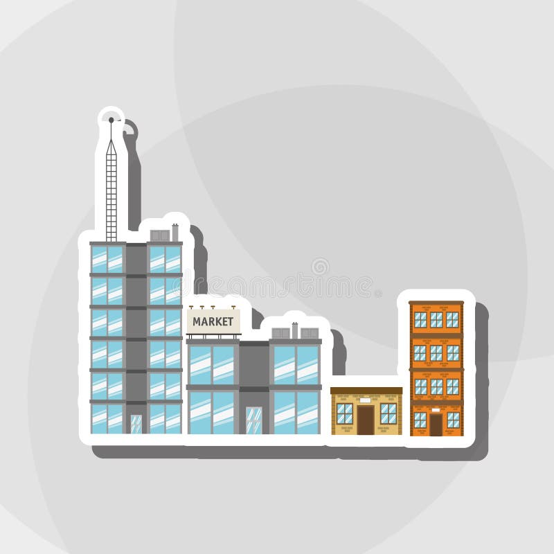 Illustration of Building , Vector Design, Building and Real Estate ...