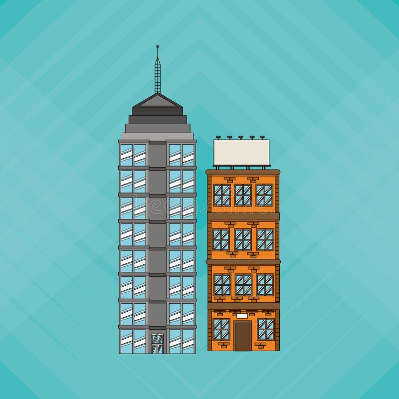 Illustration of Building , Vector Design, Building and Real Estate ...