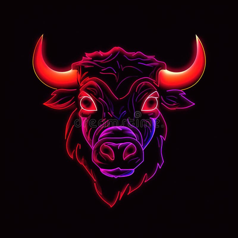 Bulls Neon Stock Illustrations – 31 Bulls Neon Stock Illustrations ...