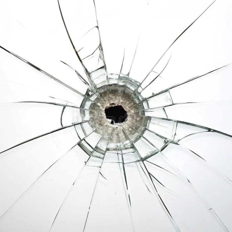 Bullet Hole Illustration Isolated on White Stock Illustration ...