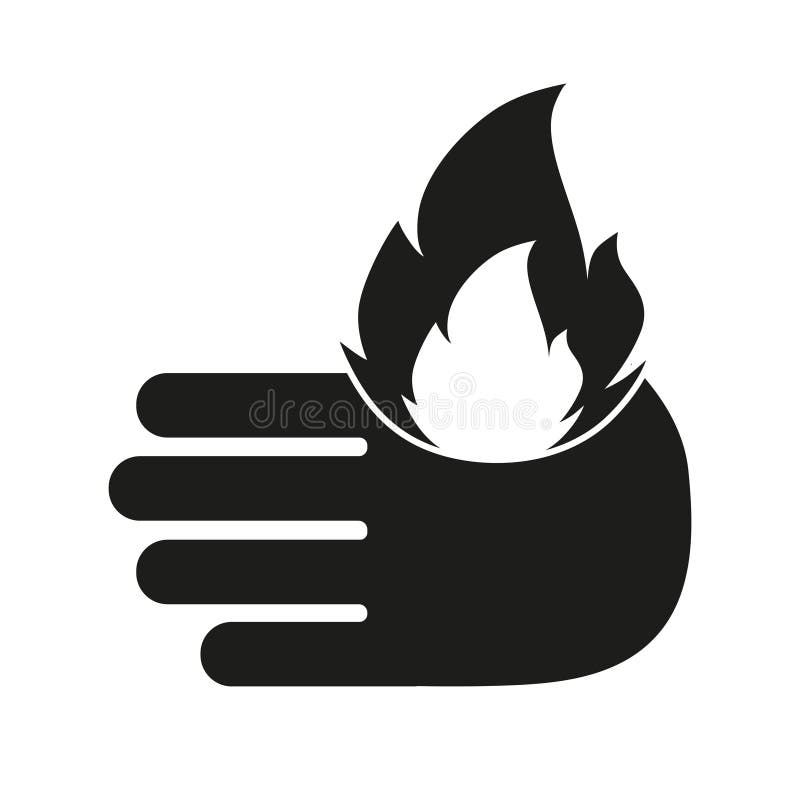 Burn Hand Clipart